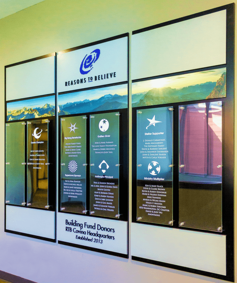 Changeable Donor Recognition Displays | RecognitionArt