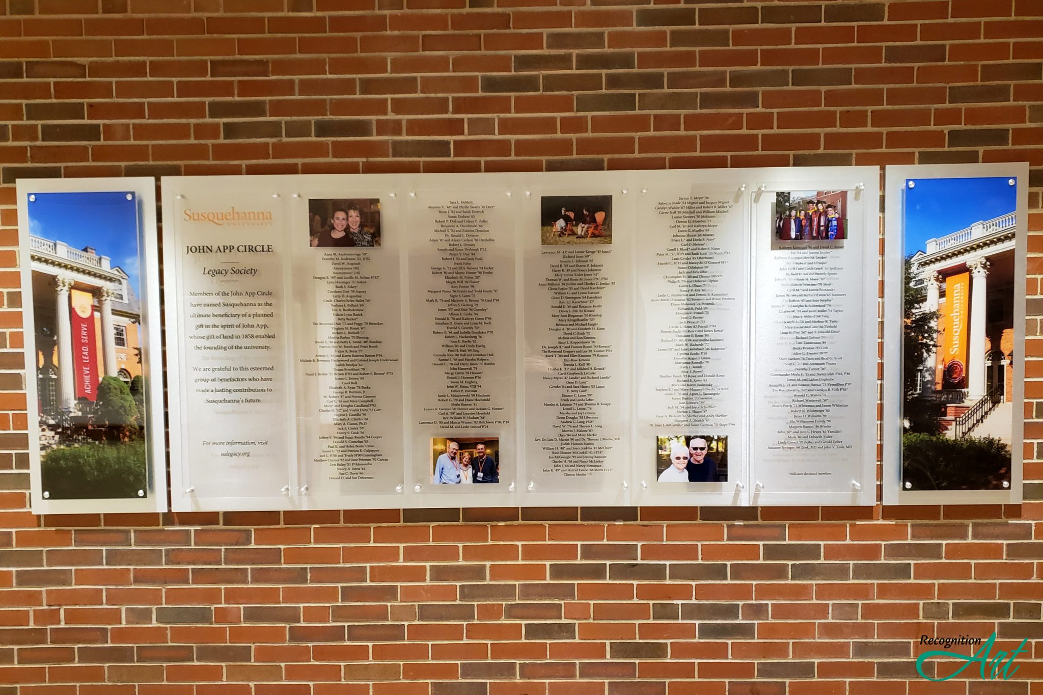 Changeable Donor Recognition Displays | RecognitionArt